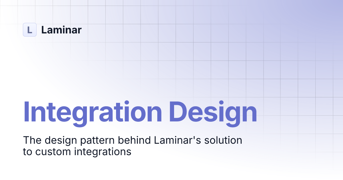 Integration Design | Laminar